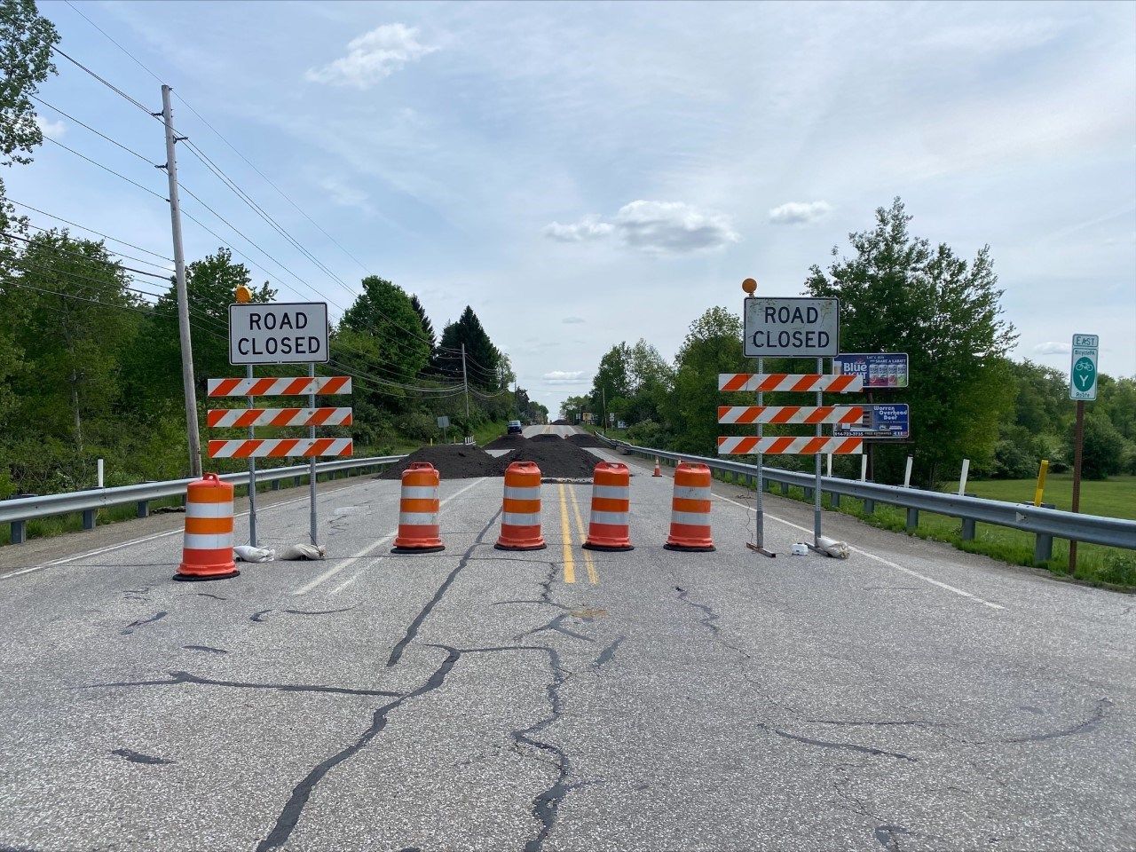 PennDOT to Build Temporary Crossing after Storm Damages, Closes Bridge ...