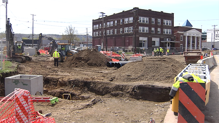Phase 1 of Warren Roundabout Construction Underway - Erie News Now ...