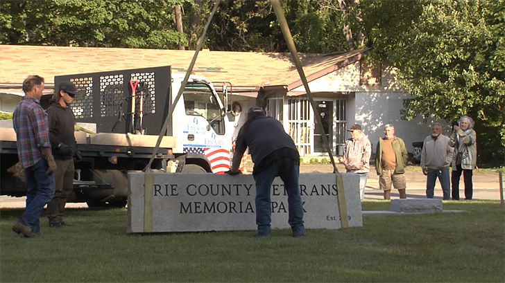 New Sign Installed for Erie County Veterans Memorial Park - Erie News ...