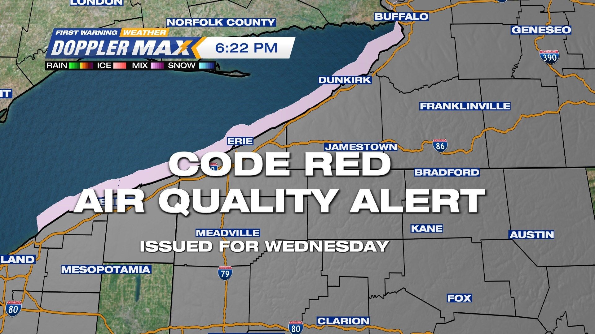 Code Red Air Quality Alert Erie News Now Wicu And Wsee In Erie Pa
