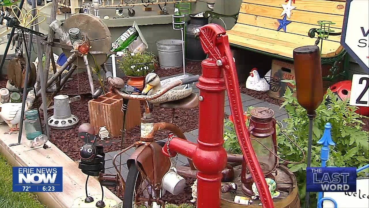 House Has Hundreds of Items on Display in Front Yard - Erie News Now ...