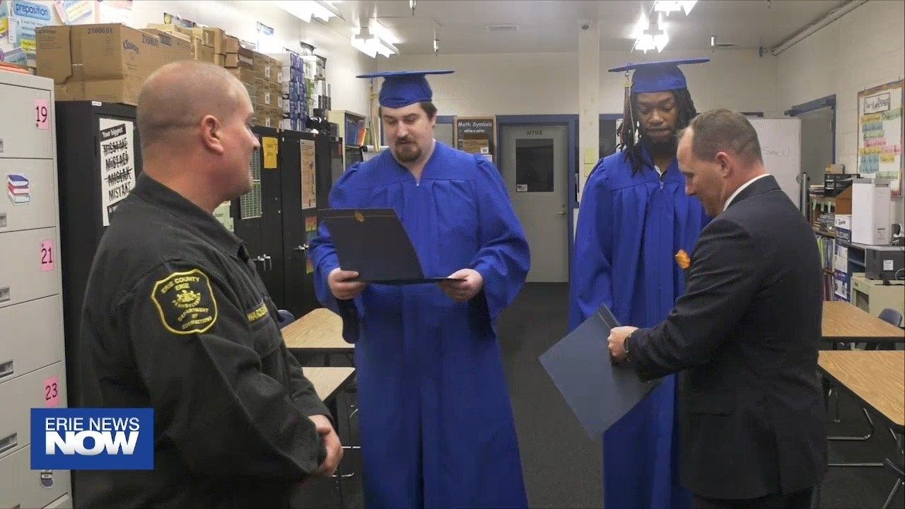 Two Erie County Prison Inmates Graduate with GED - Erie News Now | WICU ...