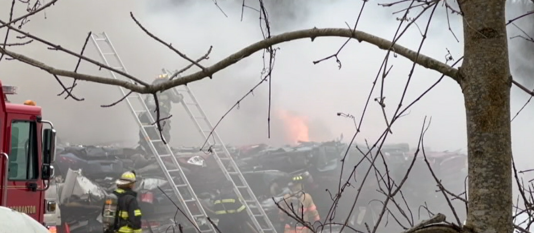 Fire Crews Battle Car Fire at Patterson Auto Wrecking in Cochranton ...