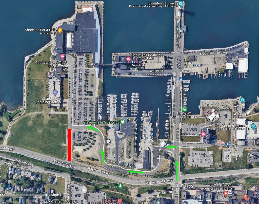 Erie Events Reminds Drivers of Detour Affecting Bayfront Traffic - Erie ...