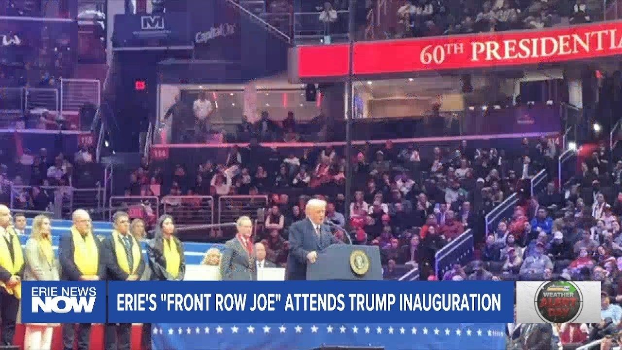 Erie's "Front Row Joe" Attends Trump Inauguration - WENY News