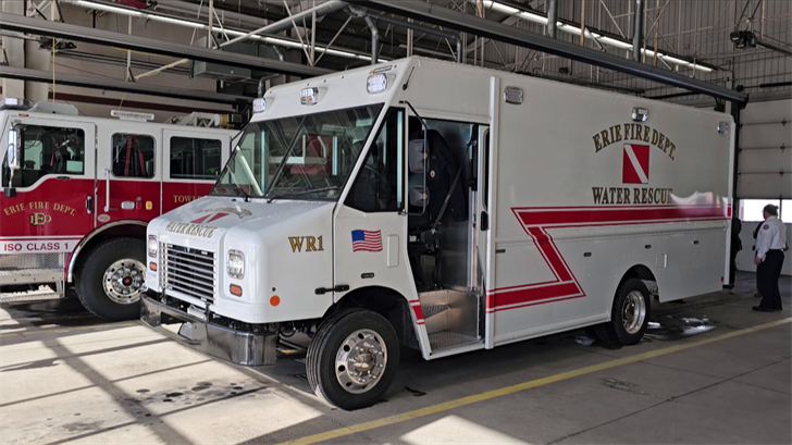 Erie Fire Department Unveils New Water Rescue Vehicle - Erie News Now ...