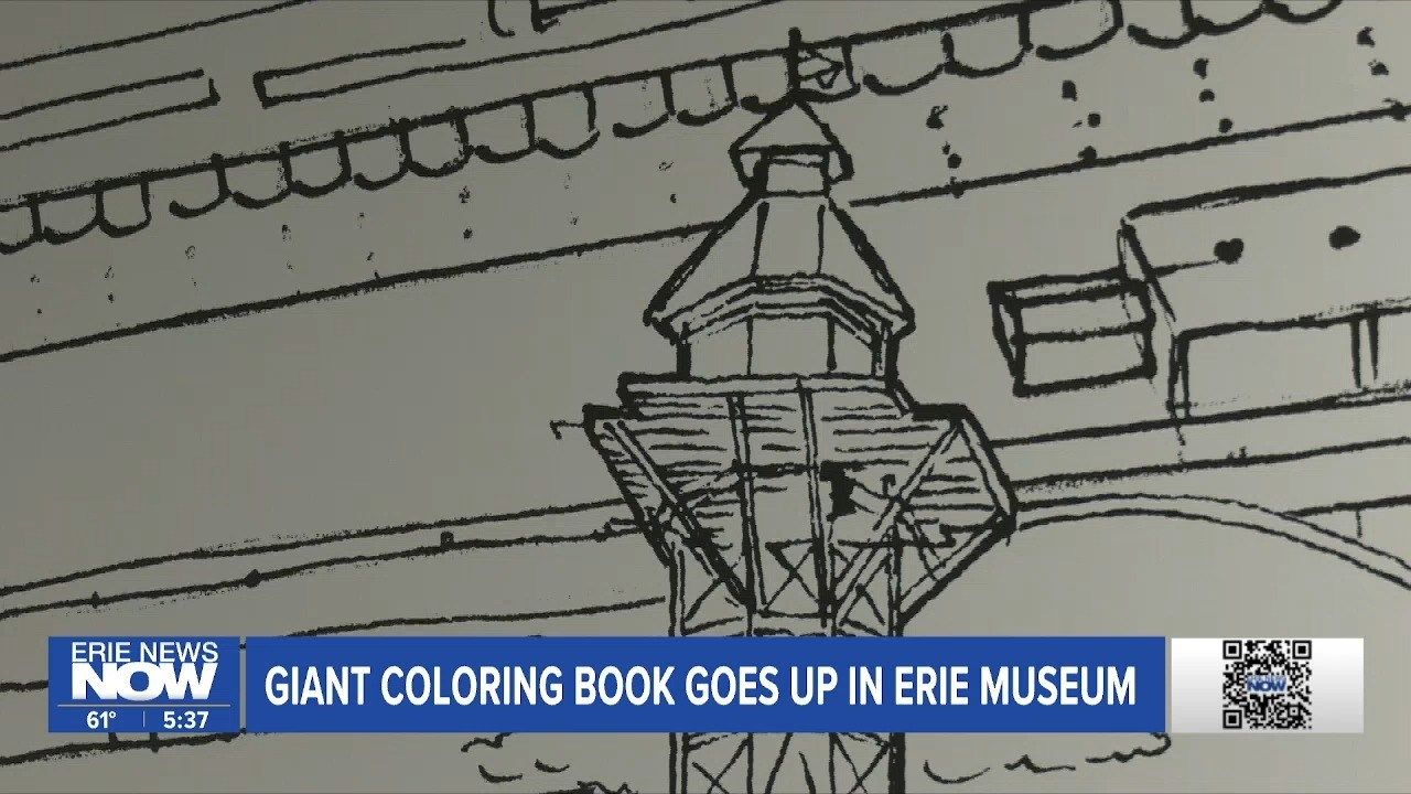 See New Giant Coloring Book in Erie Museum - Erie News Now | WICU and ...